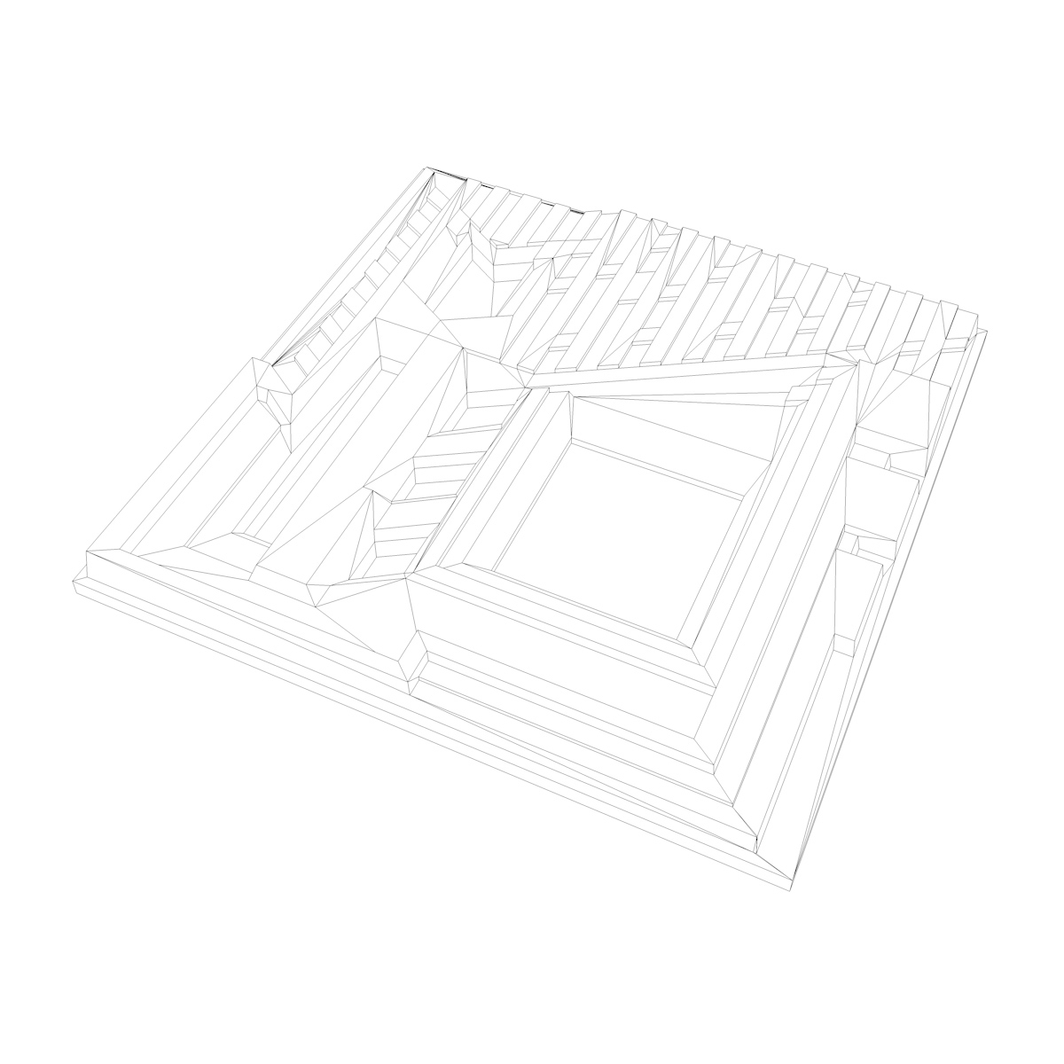 3D freeman house tile frank - TurboSquid 1328488