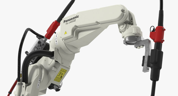 Panasonic TM1400 Schweißroboter mit montiertem Netzteil 3D-Modell ...