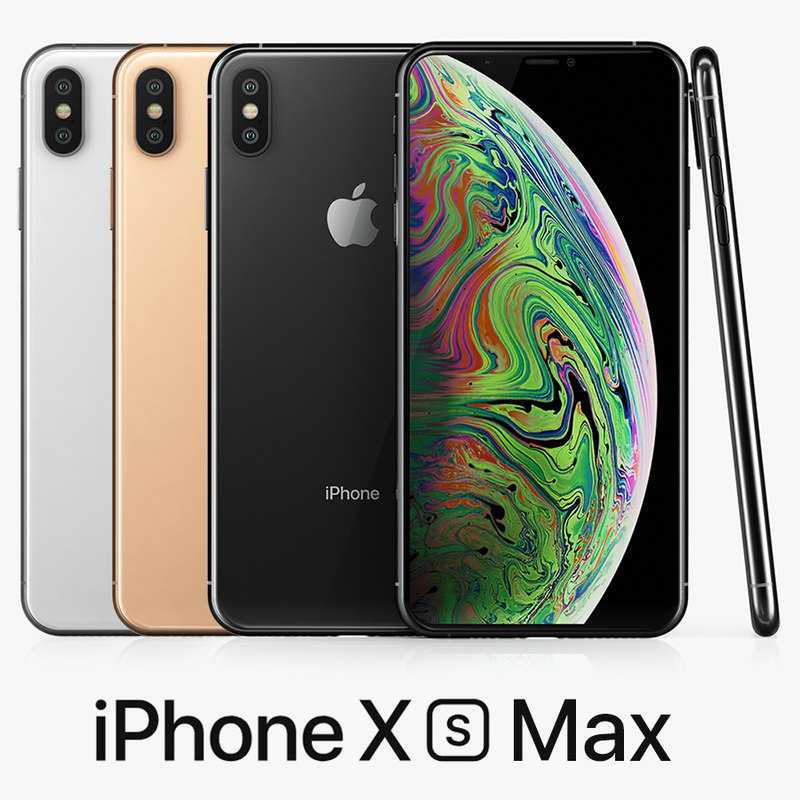 3D apple iphone xs color model - TurboSquid 1328570
