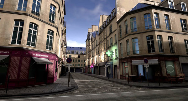 Paris city modular - model - TurboSquid 1328588