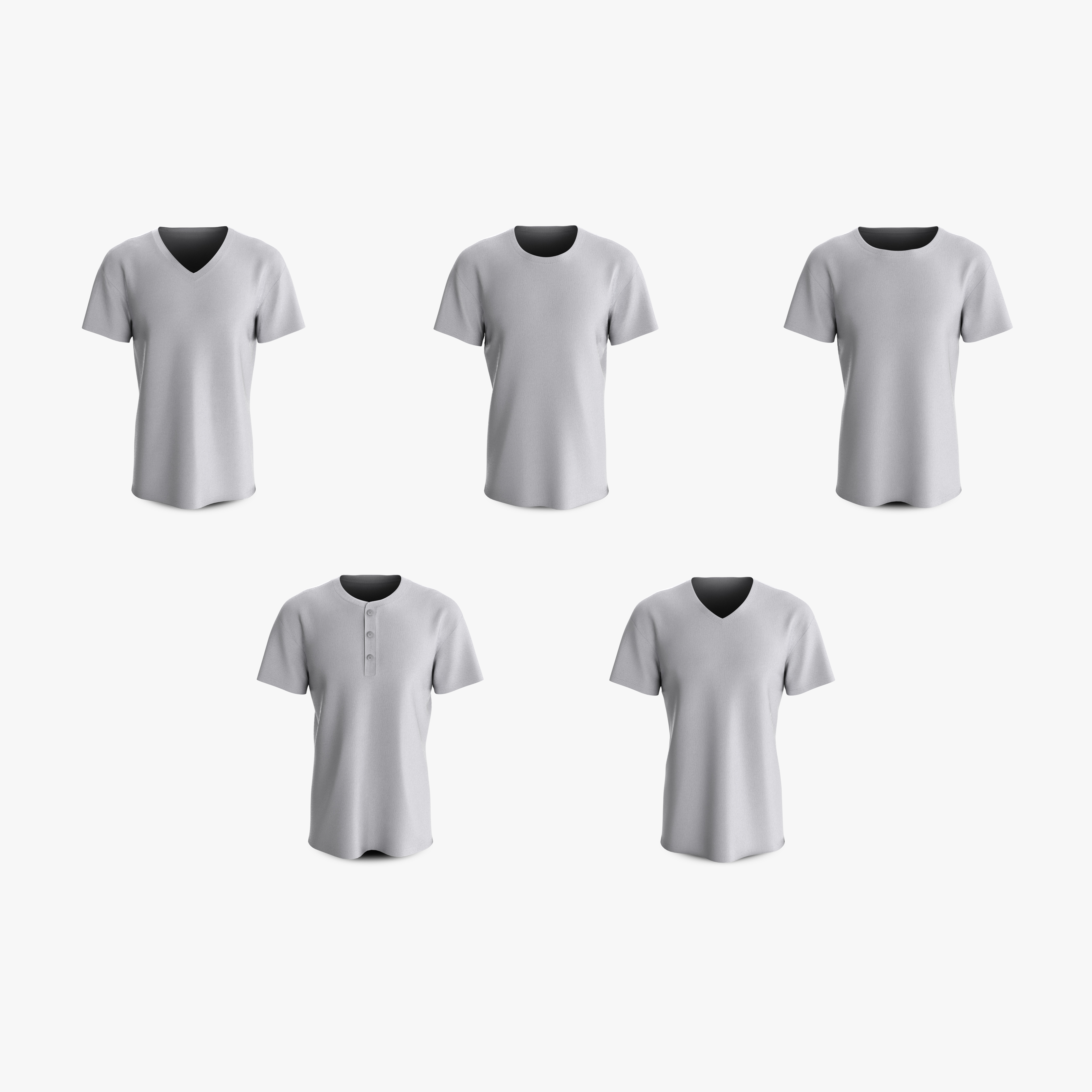 3D cotton male t-shirts short - TurboSquid 1328594