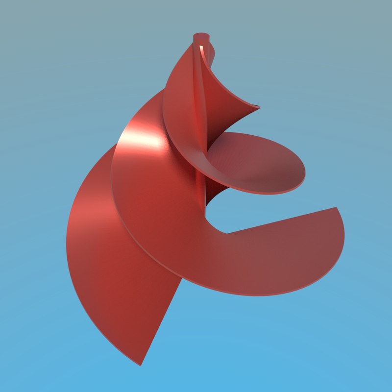 3d Model Spiral Fibonacci Element 1 Turbosquid 1328831