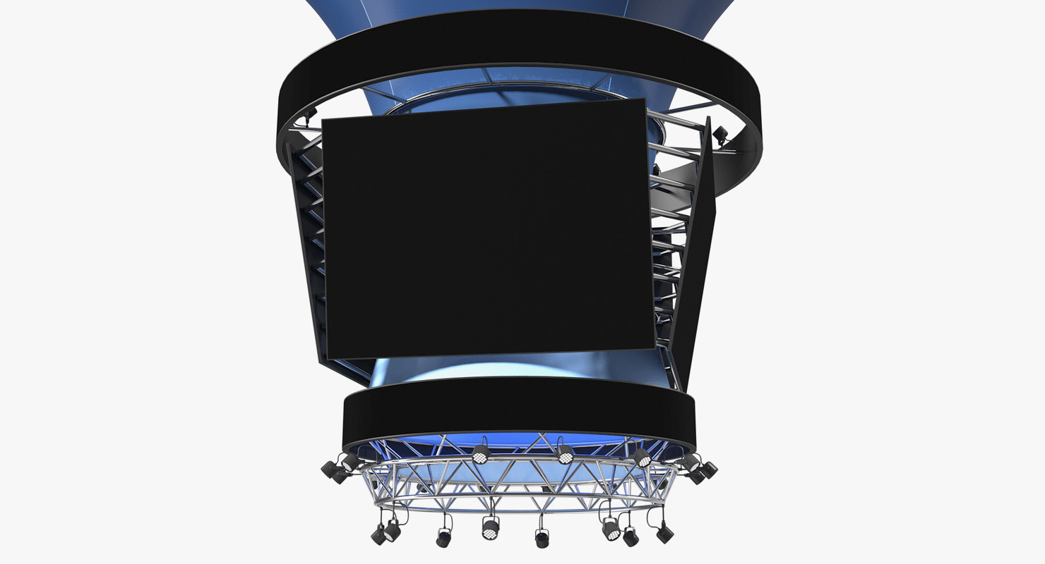 3D blank jumbotron - TurboSquid 1329008