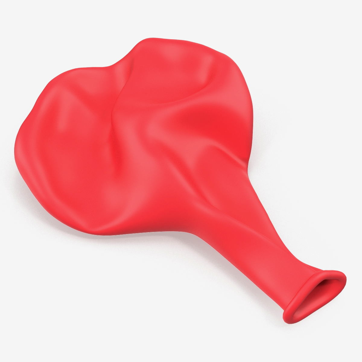 Flat balloon 3D model - TurboSquid 1329110