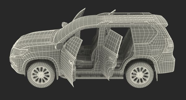 3D toyota prado 2018 rigged - TurboSquid 1329182