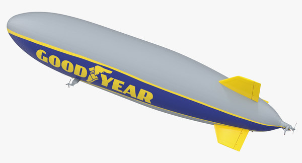 Dirigível Dirigível Goodyear Rigged Modelo 3D - TurboSquid 1329192