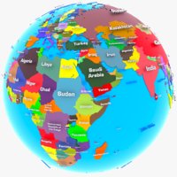 World Map Blender Models for Download | TurboSquid