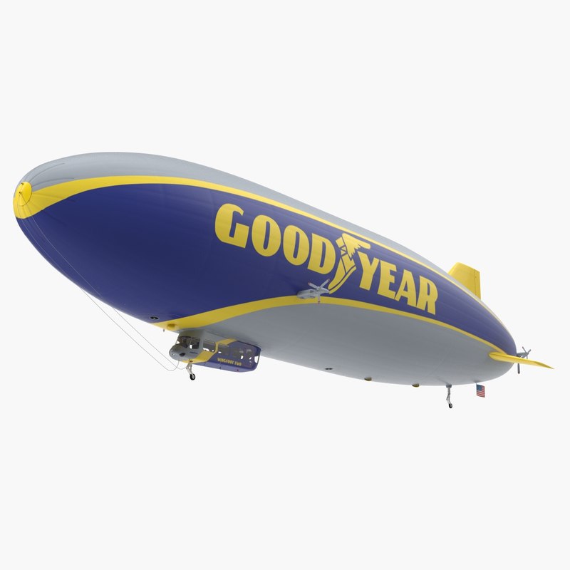3D model blimp goodyear airship - TurboSquid 1329318