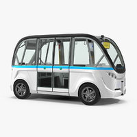 3D electric pod bus - TurboSquid 1306597