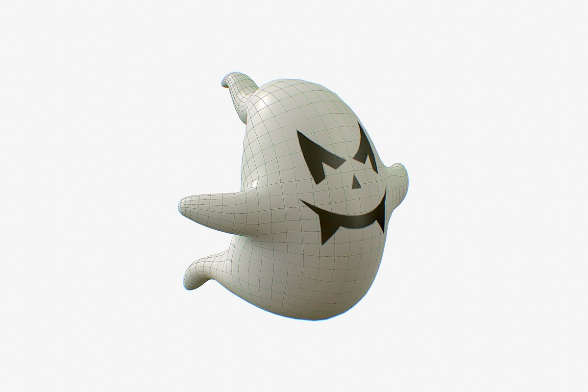 Ghost cartoon 3D model - TurboSquid 1329488