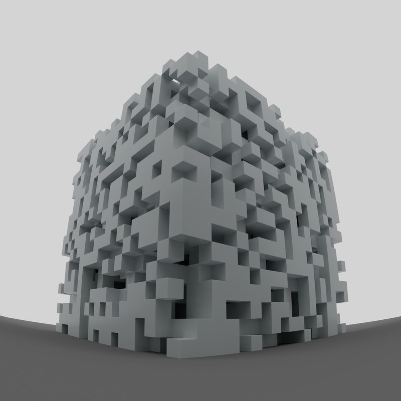 3D cube abstract model - TurboSquid 1329490