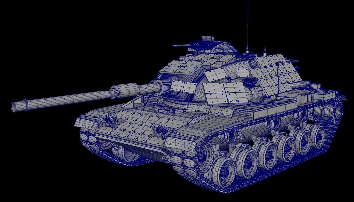 3D hi tank m60 - TurboSquid 1329493