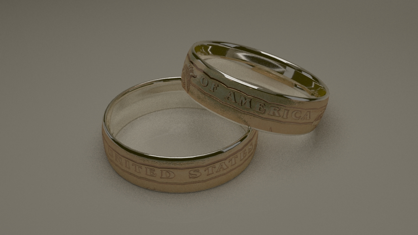 3D dolar ring model - TurboSquid 1329539