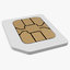 Micro sim card 3D model - TurboSquid 1329633