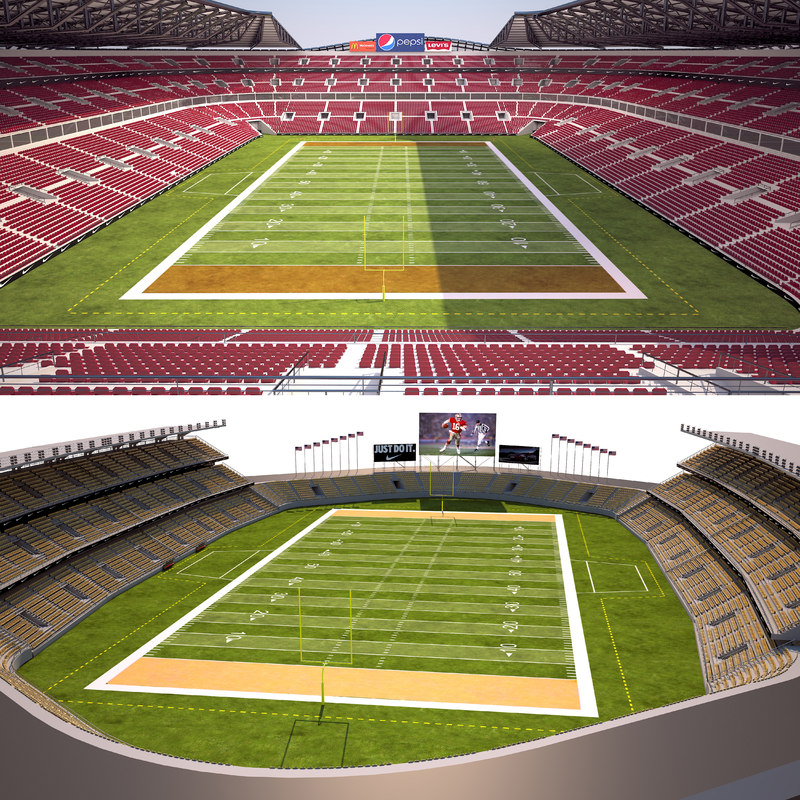 Football stadium 3D - TurboSquid 1329729