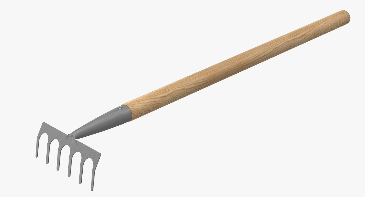 Small garden rake generic 3D model - TurboSquid 1330120