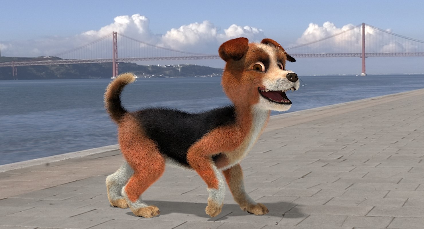 3D character rig dog model - TurboSquid 1330138