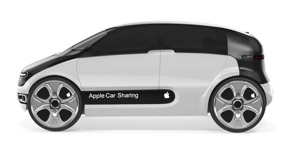 Concept apple car 3D - TurboSquid 1330173