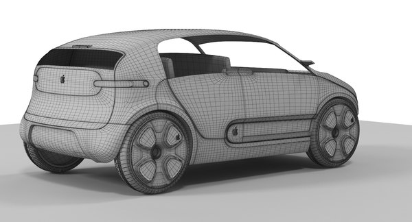 Concept apple car 3D - TurboSquid 1330173