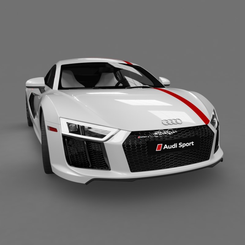 3D r8 coupe 2018 - TurboSquid 1330250