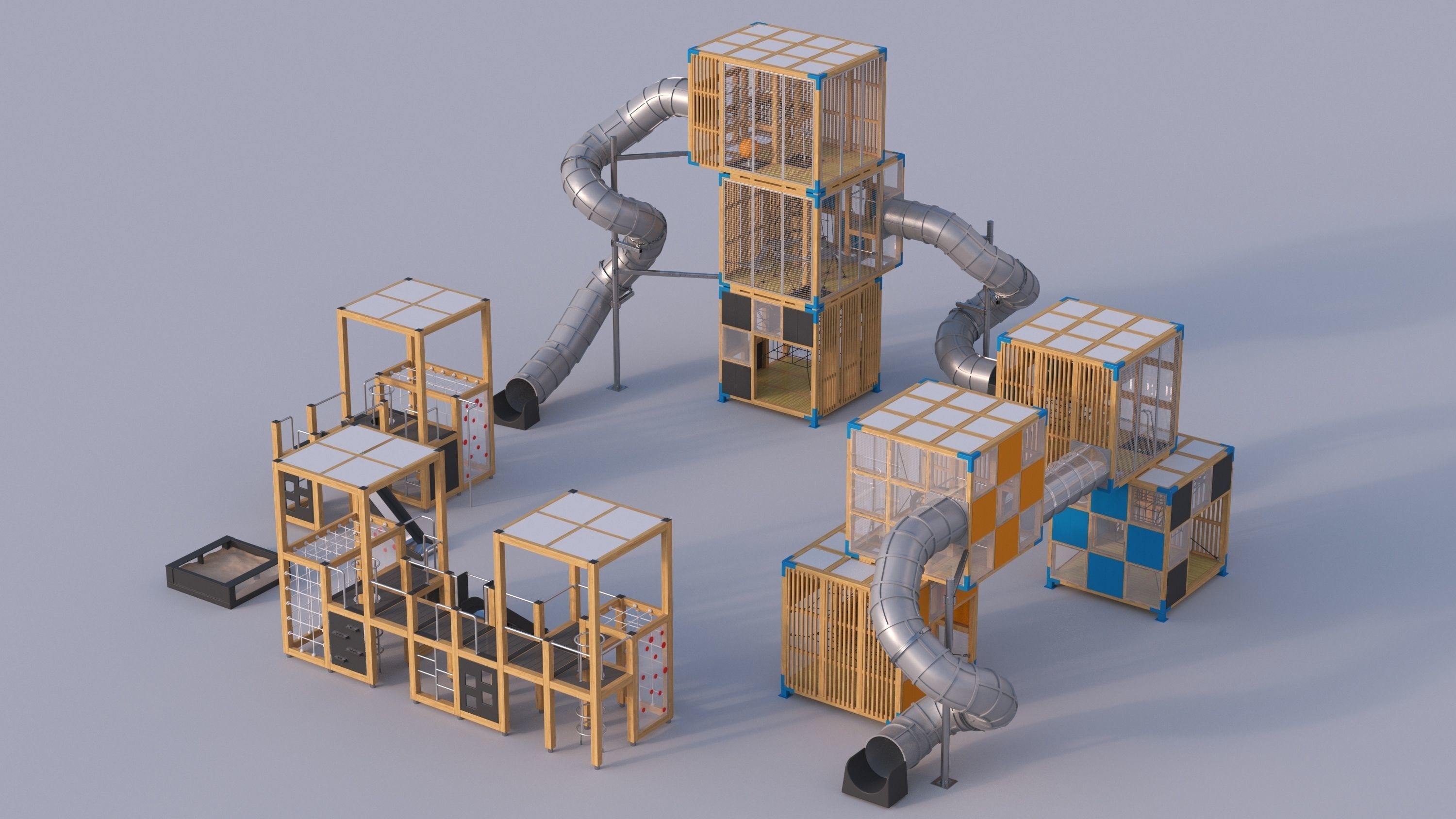 Children playground model - TurboSquid 1330277