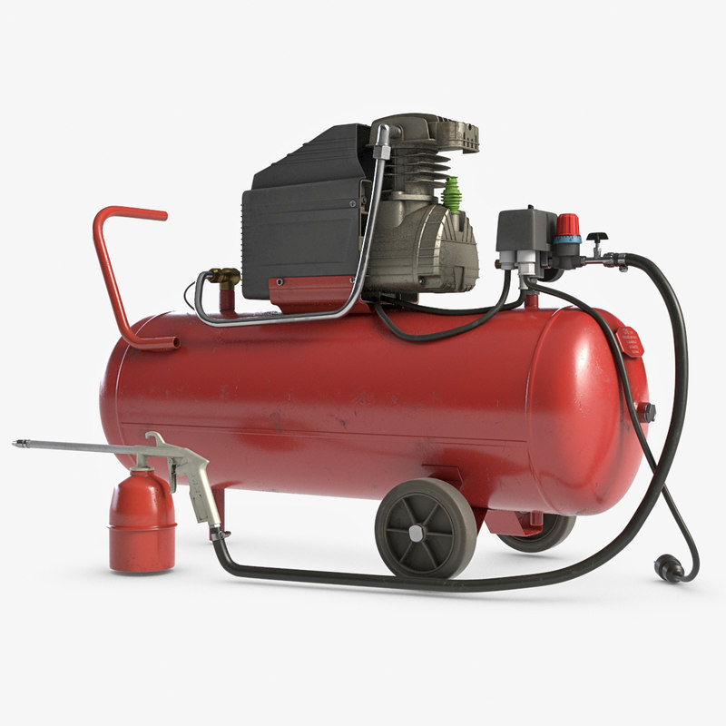 Air compressor 3D model - TurboSquid 1330370