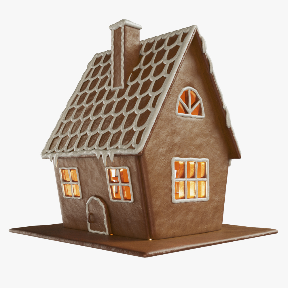 3D gingerbread ginger bread model - TurboSquid 1330374