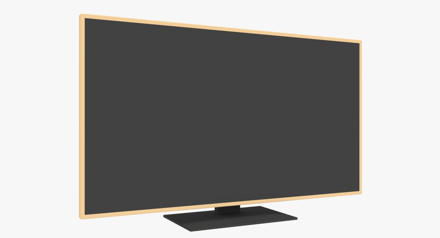 Generic flatscreen tv 3D model - TurboSquid 1330473