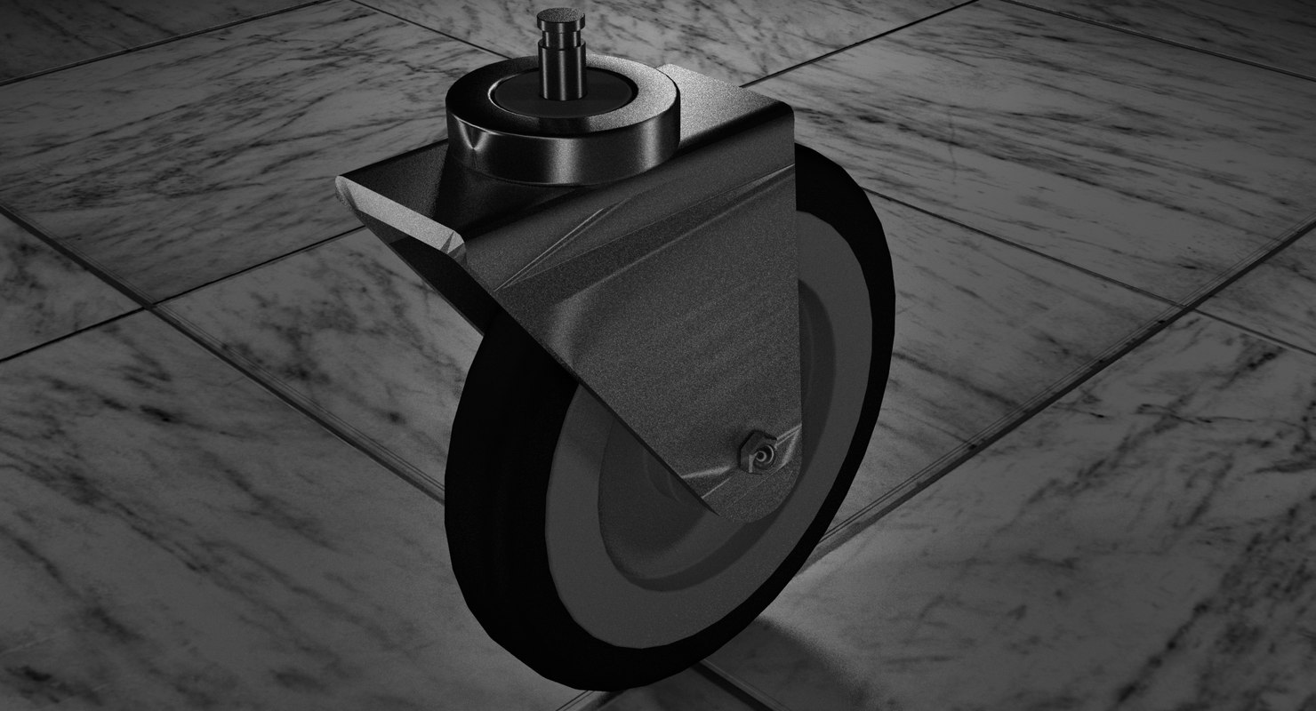 3D caster wheel - TurboSquid 1330520