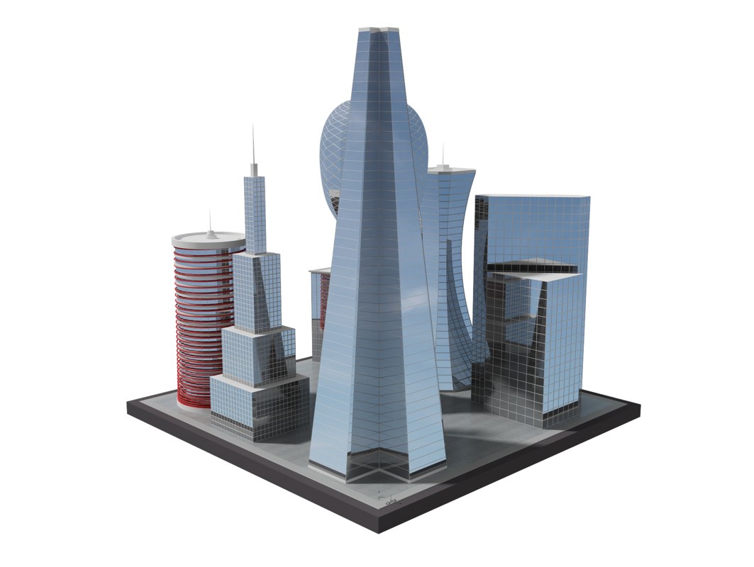 3D model modern future building - TurboSquid 1330527