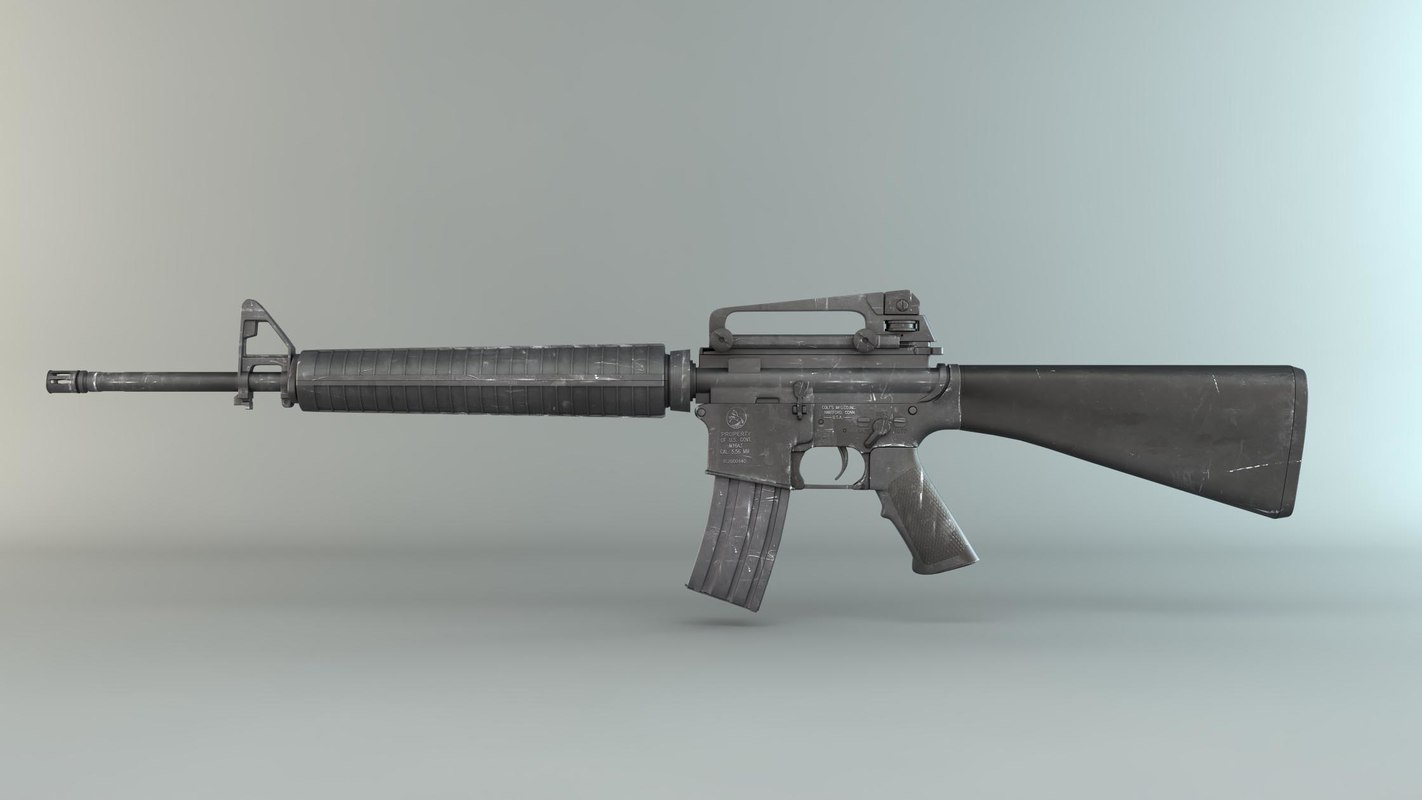 M16 ar-15 3D model - TurboSquid 1330717