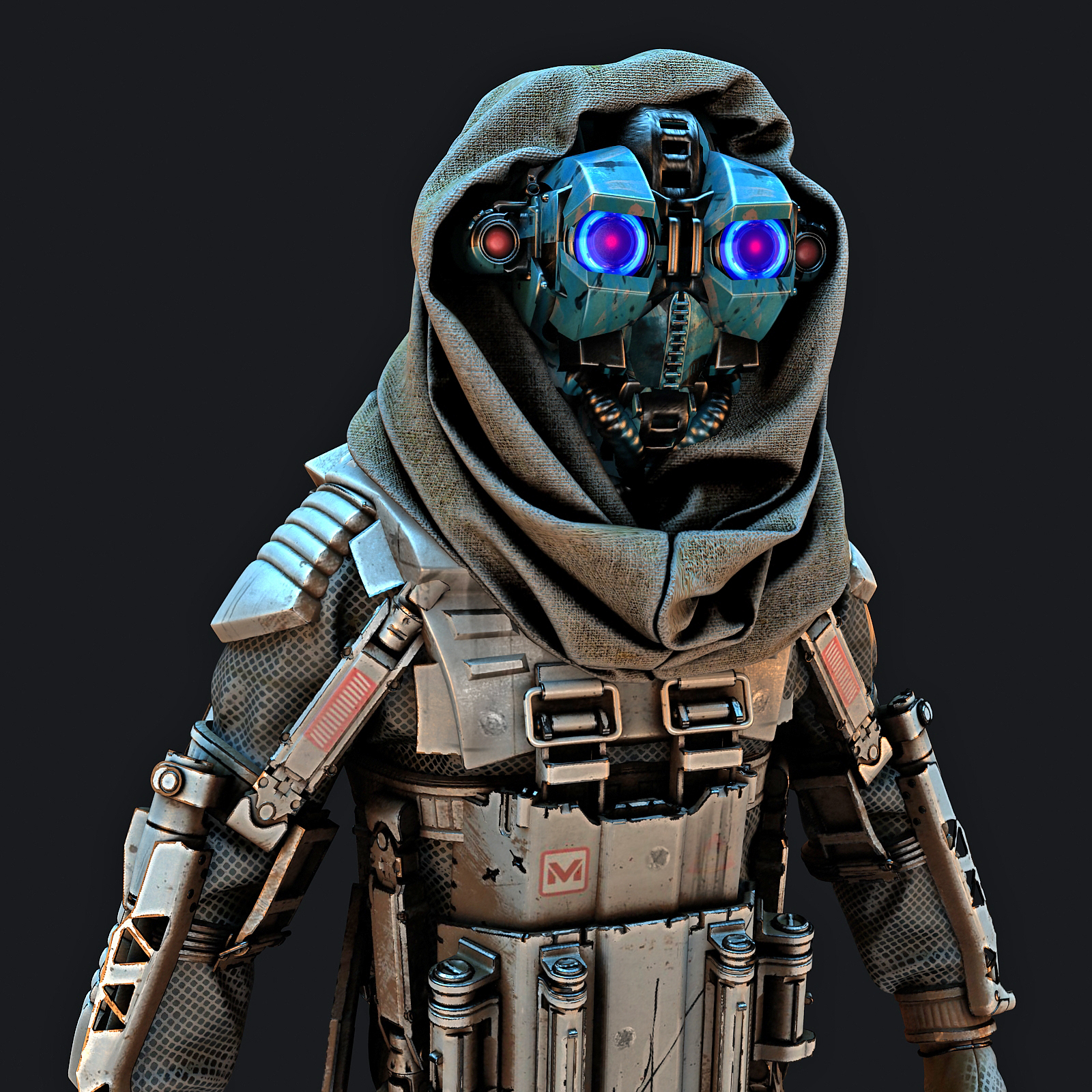 Infiltrator robot hd 3D model - TurboSquid 1330833
