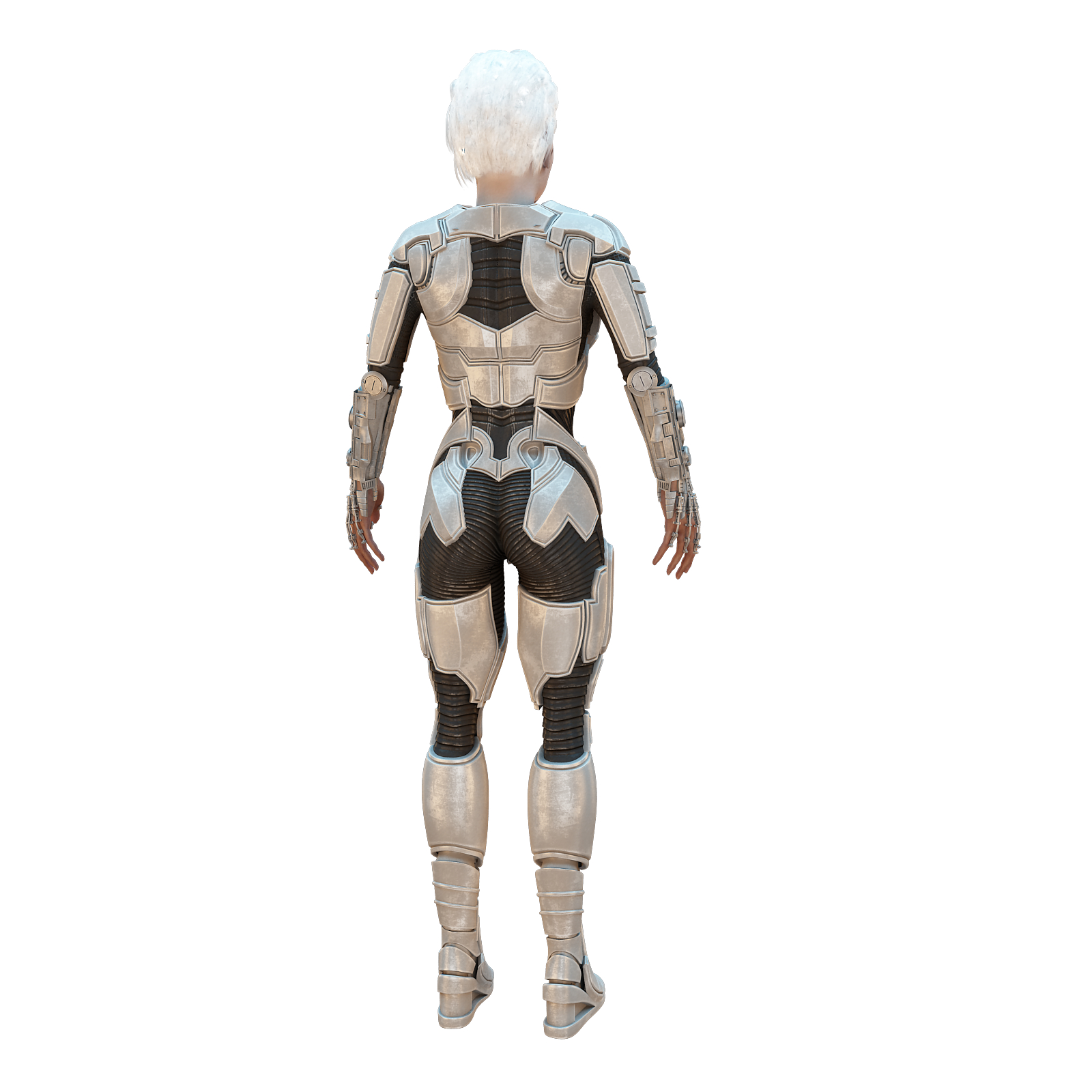 3D cyborg female hd model - TurboSquid 1330835