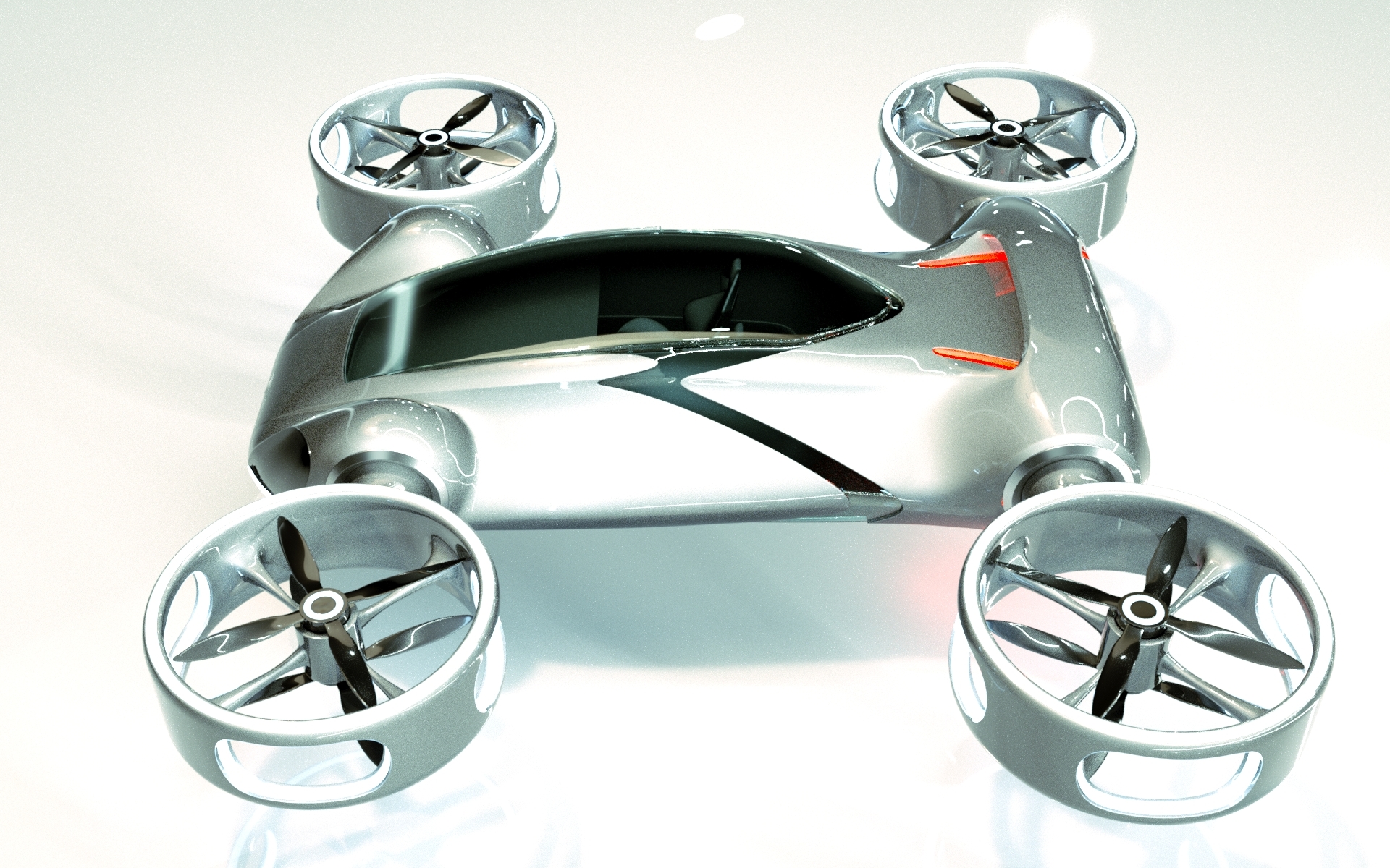3D car copter - TurboSquid 1330883