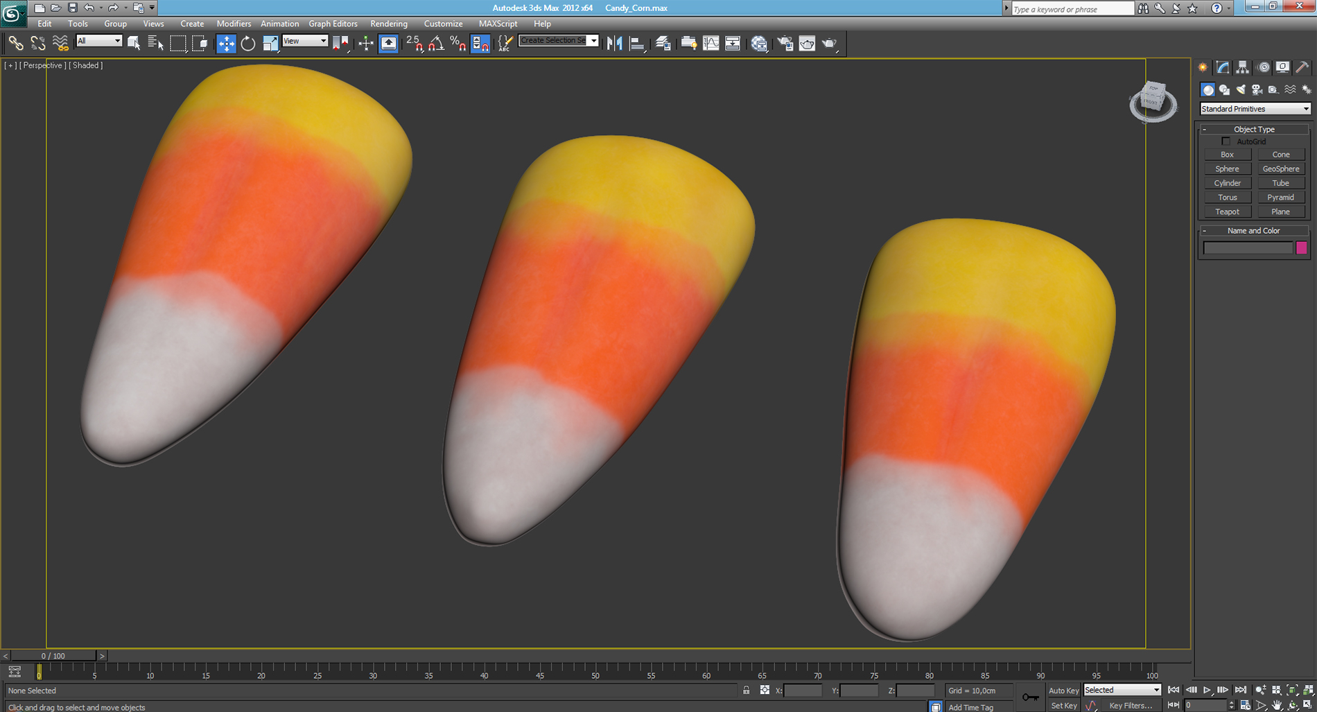 Candy corn 3D - TurboSquid 1330929