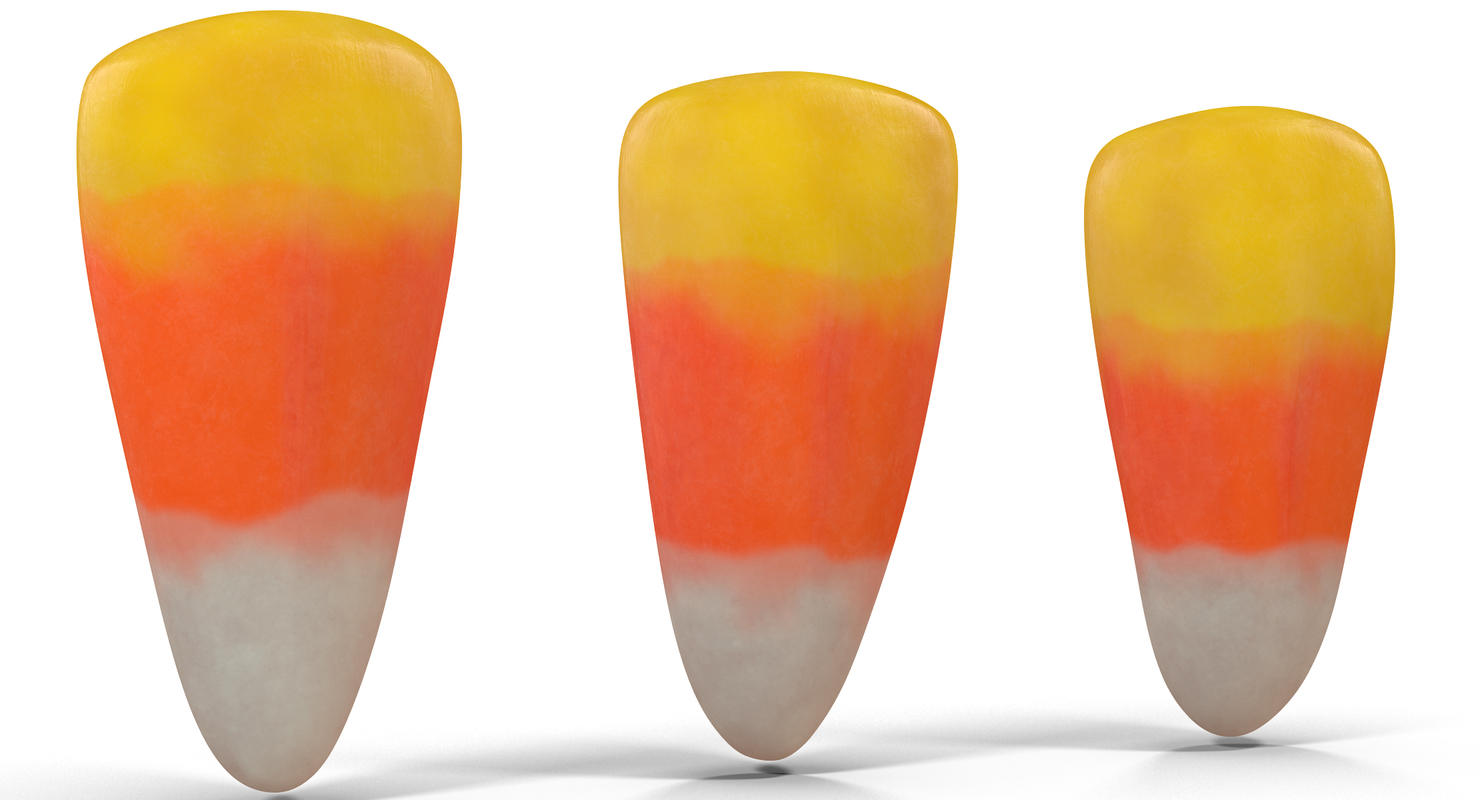 Candy corn 3D - TurboSquid 1330929
