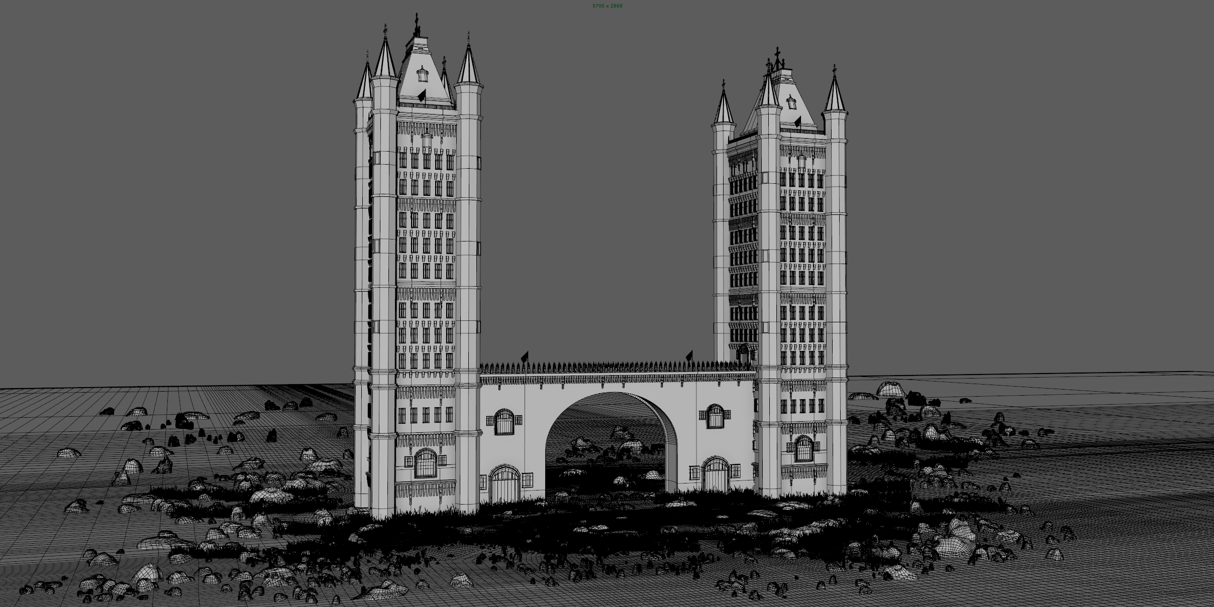 Fantasy island tower 3D model - TurboSquid 1330981