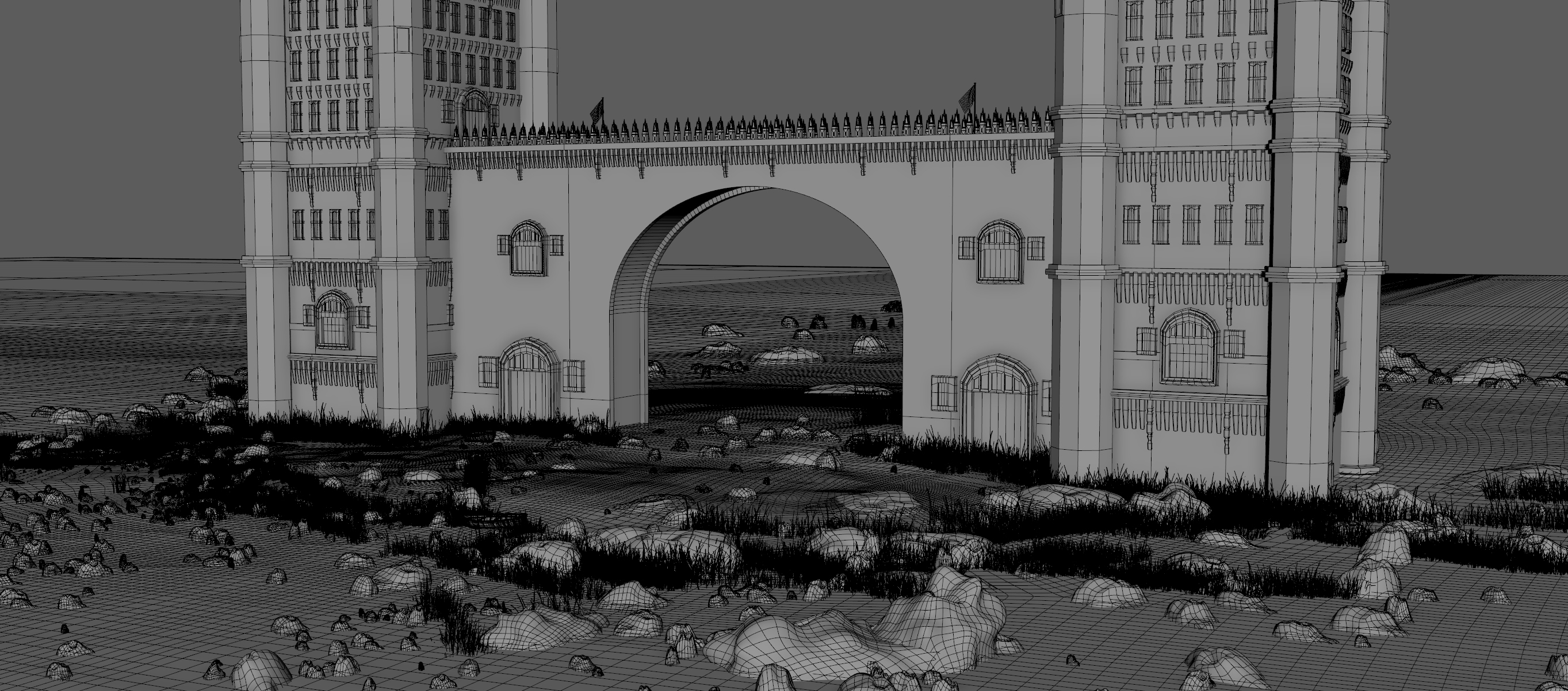 Fantasy island tower 3D model - TurboSquid 1330981