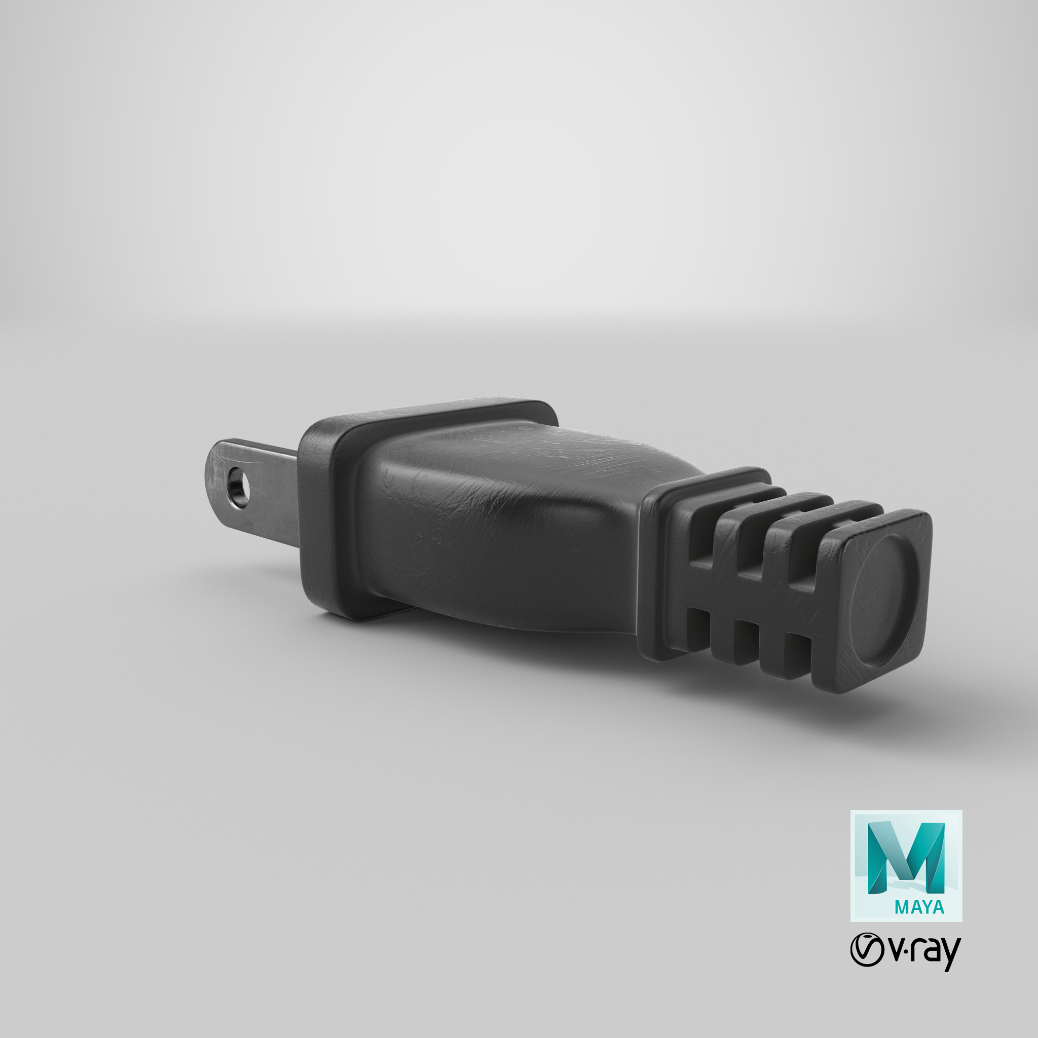Power plug 3D model - TurboSquid 1331210