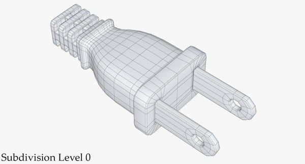 Power plug 3D model - TurboSquid 1331210