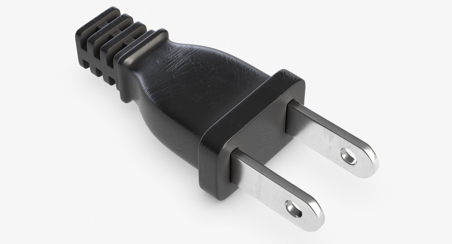 Power plug 3D model - TurboSquid 1331210