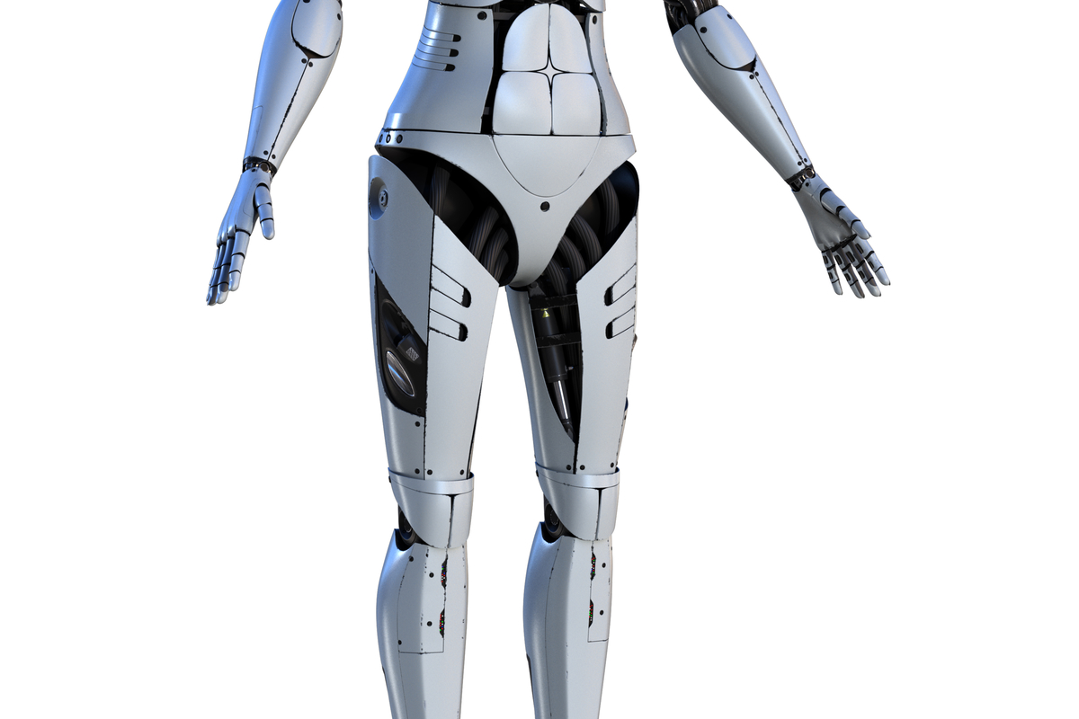 3D female robot model - TurboSquid 1331220