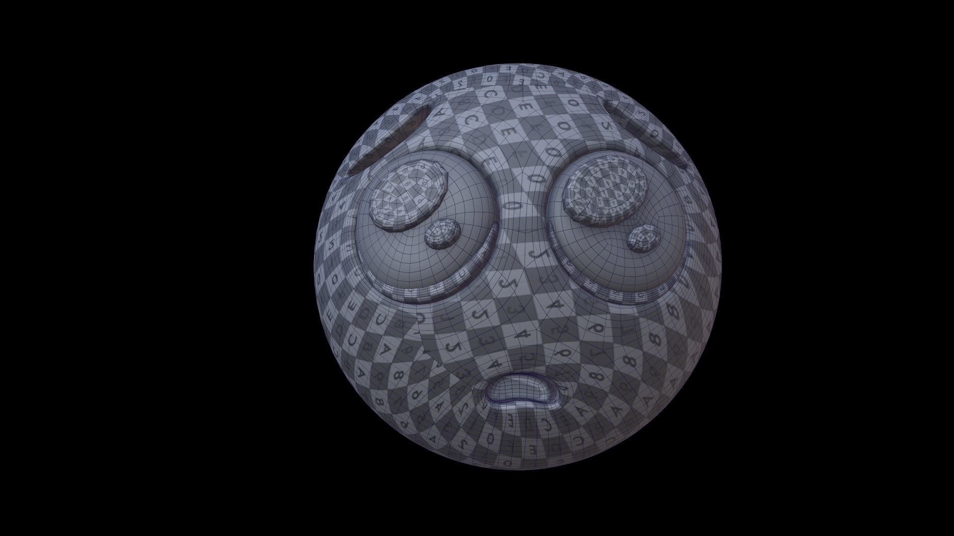 Emoji pleading eyes 3D - TurboSquid 1331225