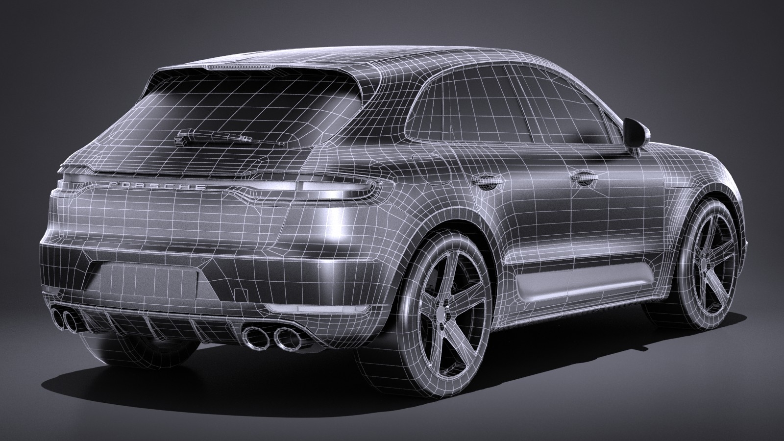 Porsche macan 2019 3D model - TurboSquid 1331270