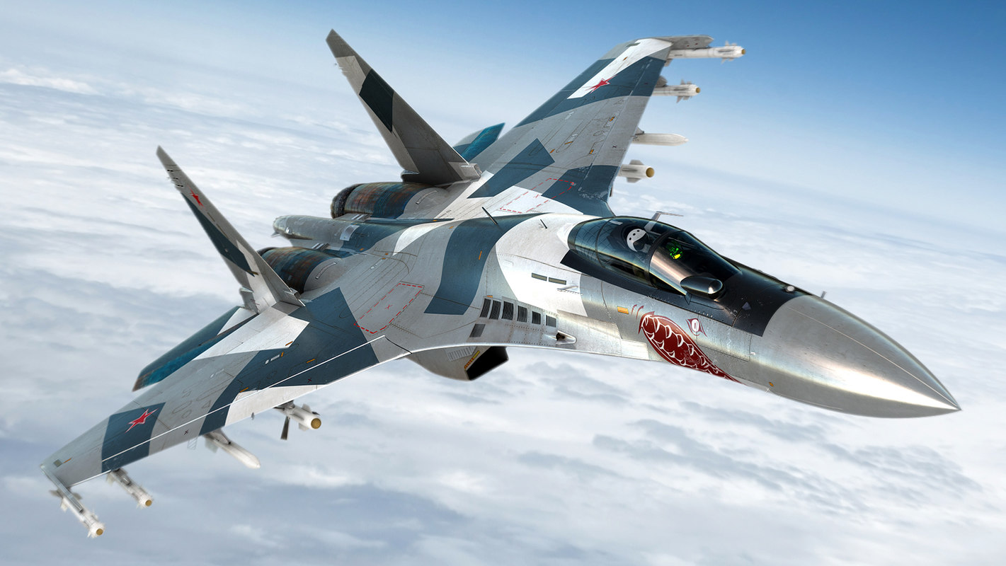 Sukhoi su-35 modeled 3D model - TurboSquid 1331298