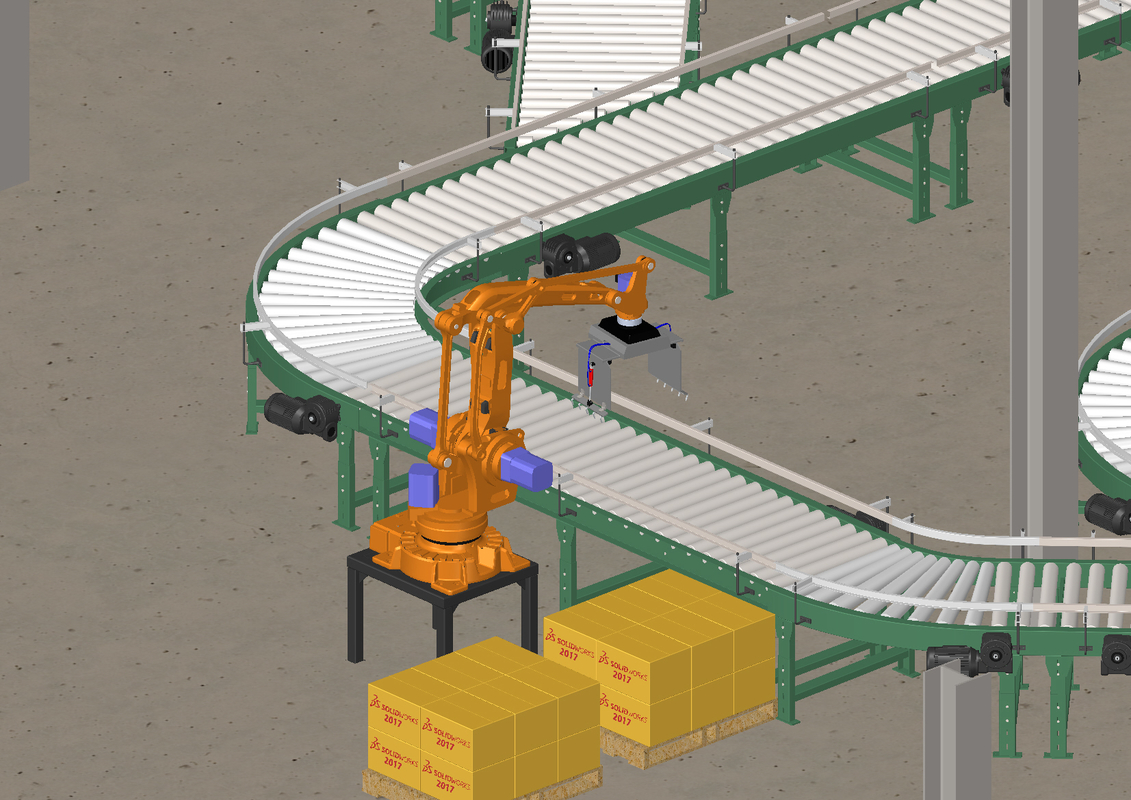 3D conveyor - TurboSquid 1331299