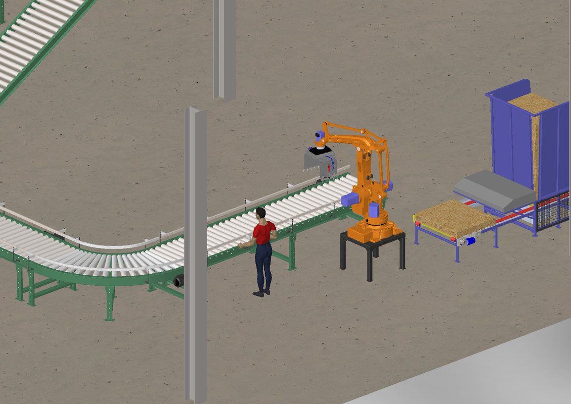 3D conveyor - TurboSquid 1331299