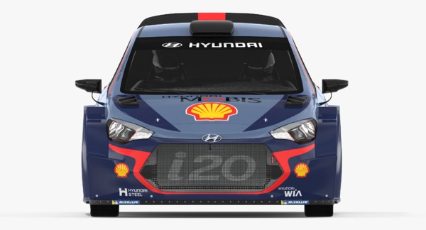 3D hyundai i20 wrc - TurboSquid 1331493