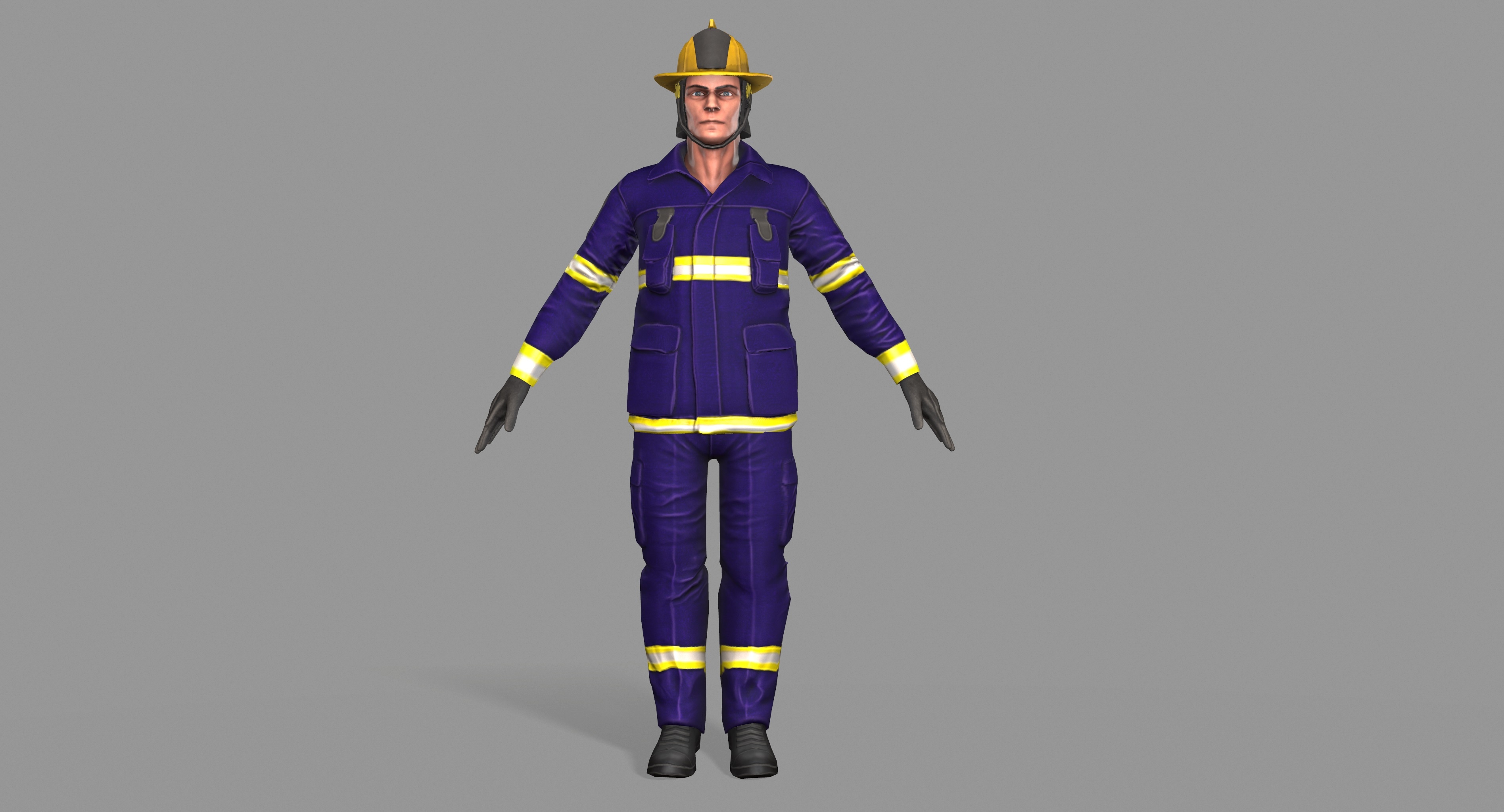 Fireman 3D - TurboSquid 1331804