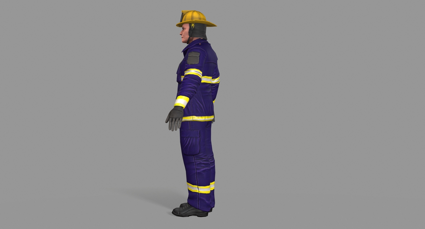 Fireman 3D - TurboSquid 1331804